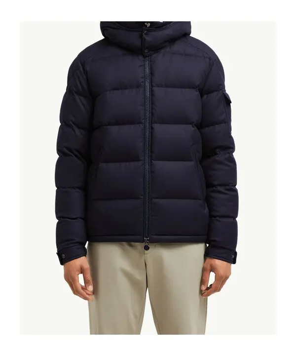 Buy Moncler Montgenevre Hooded Down Jacket - Navy Blue At 13% Off